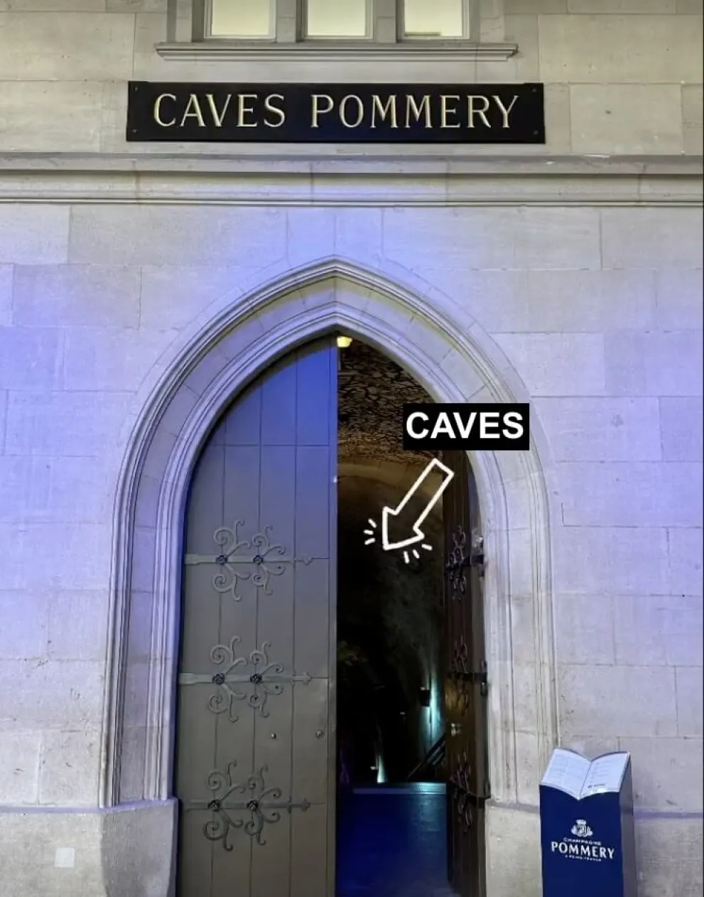 Visite cave Pommery : 👉 Tarifs et réservations