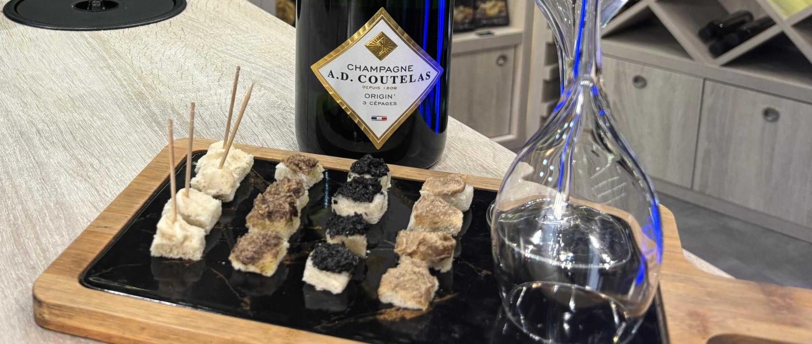 Discovery of the combination of truffle & champagne