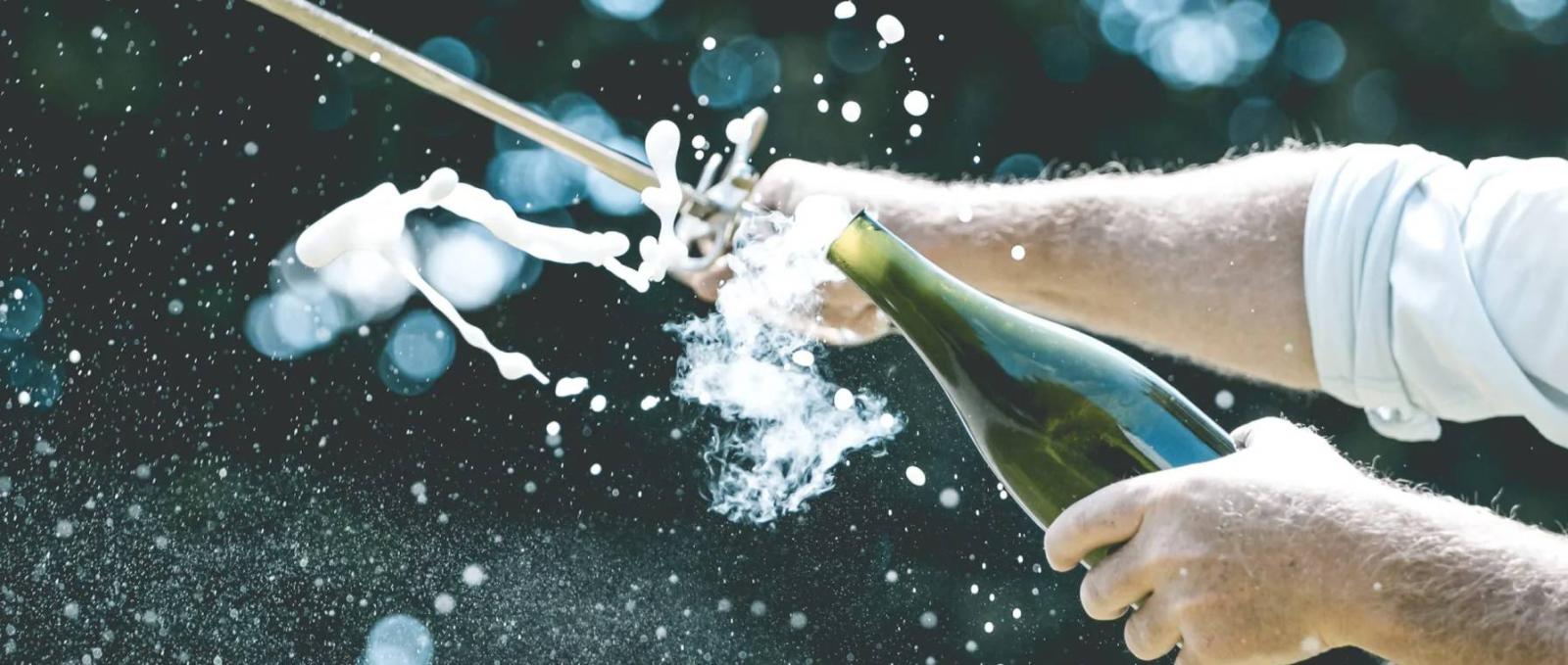 Sabering & tasting Champagne Alexandre Méa Devavry