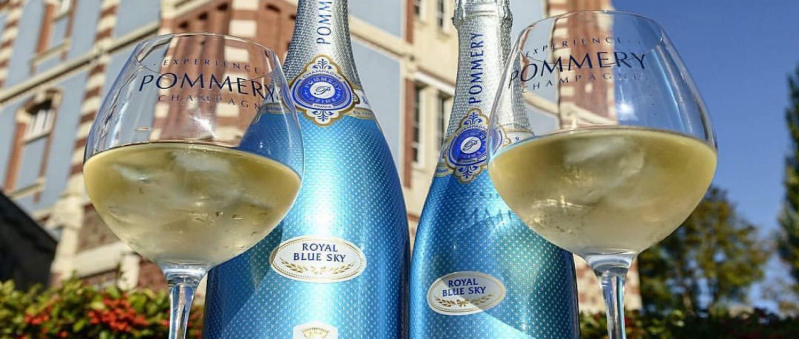 Self-Guided Tour of the Pommery cellars & Tasting Royal Blue Sky